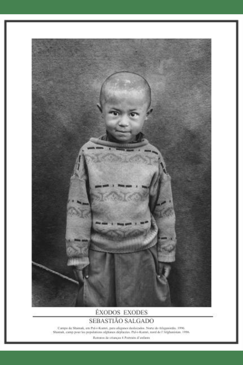 Pôster Coleção Êxodos Sebastião Salgado Retrato de Crianças Nº 06 ...